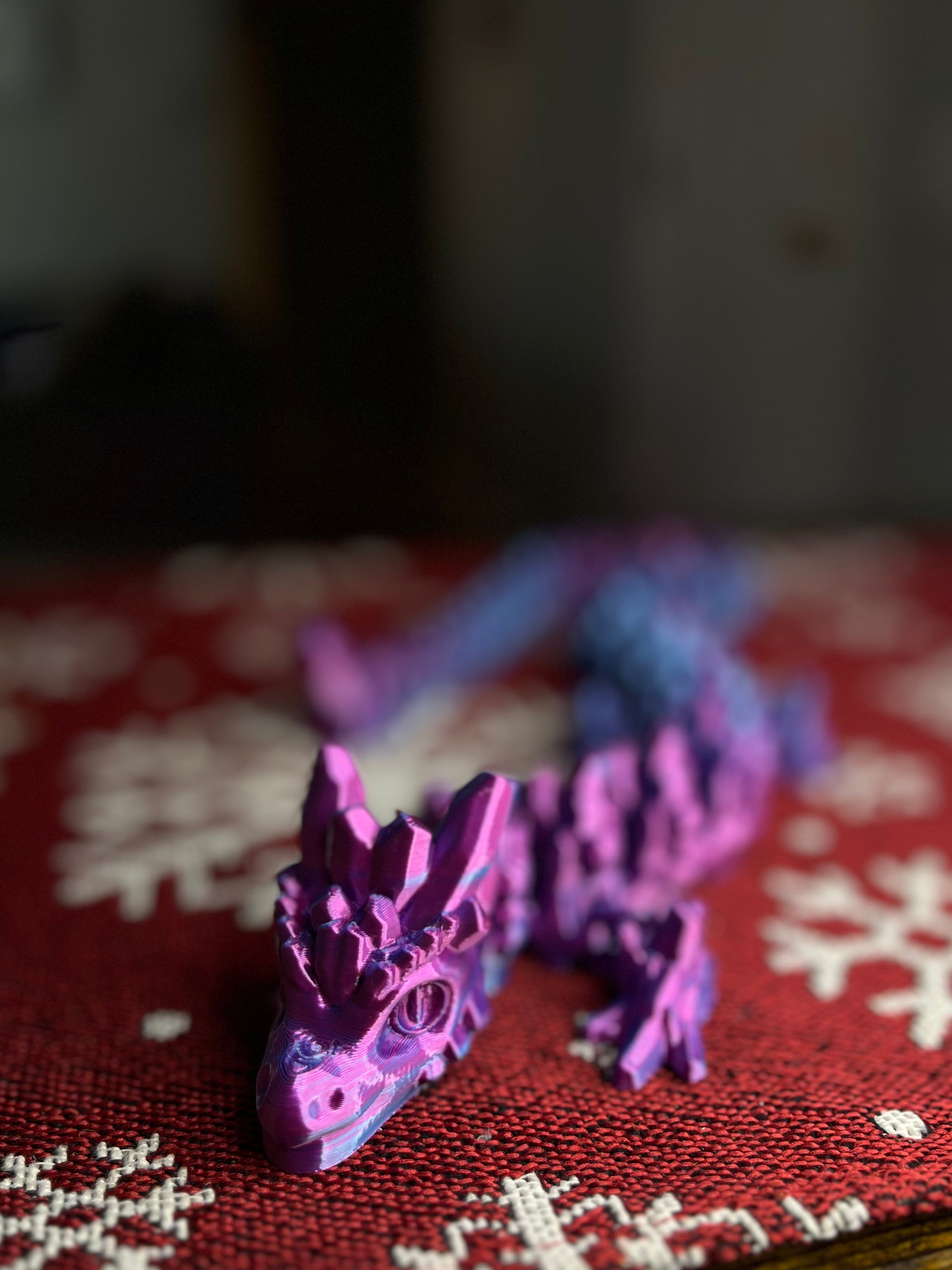 Articulated dragon fidget/flexi dragon – RuffDesignzCo